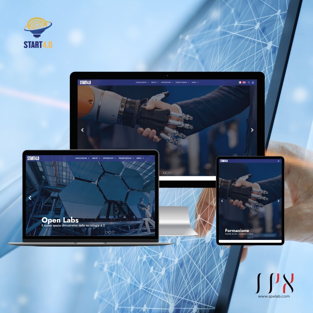 Online the new website for Start 4.0 Competence Center - SPX Lab